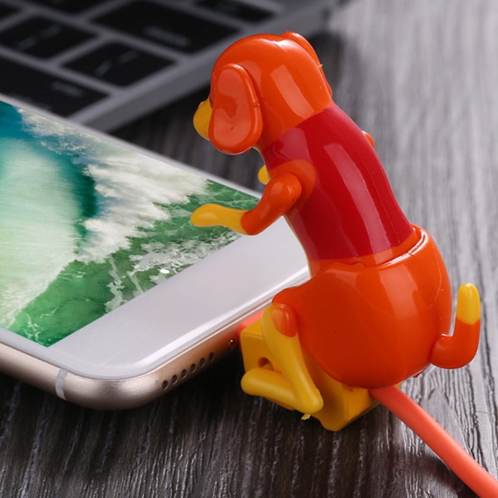 Funny Humping Dog Phone Charging Cable USB to Type-C/Lighting/Micro 1.2 ...