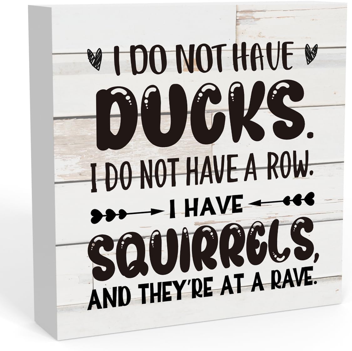 Funny I Do Not Have Ducks Sign, Home Office Desk Decor For Men Women ...
