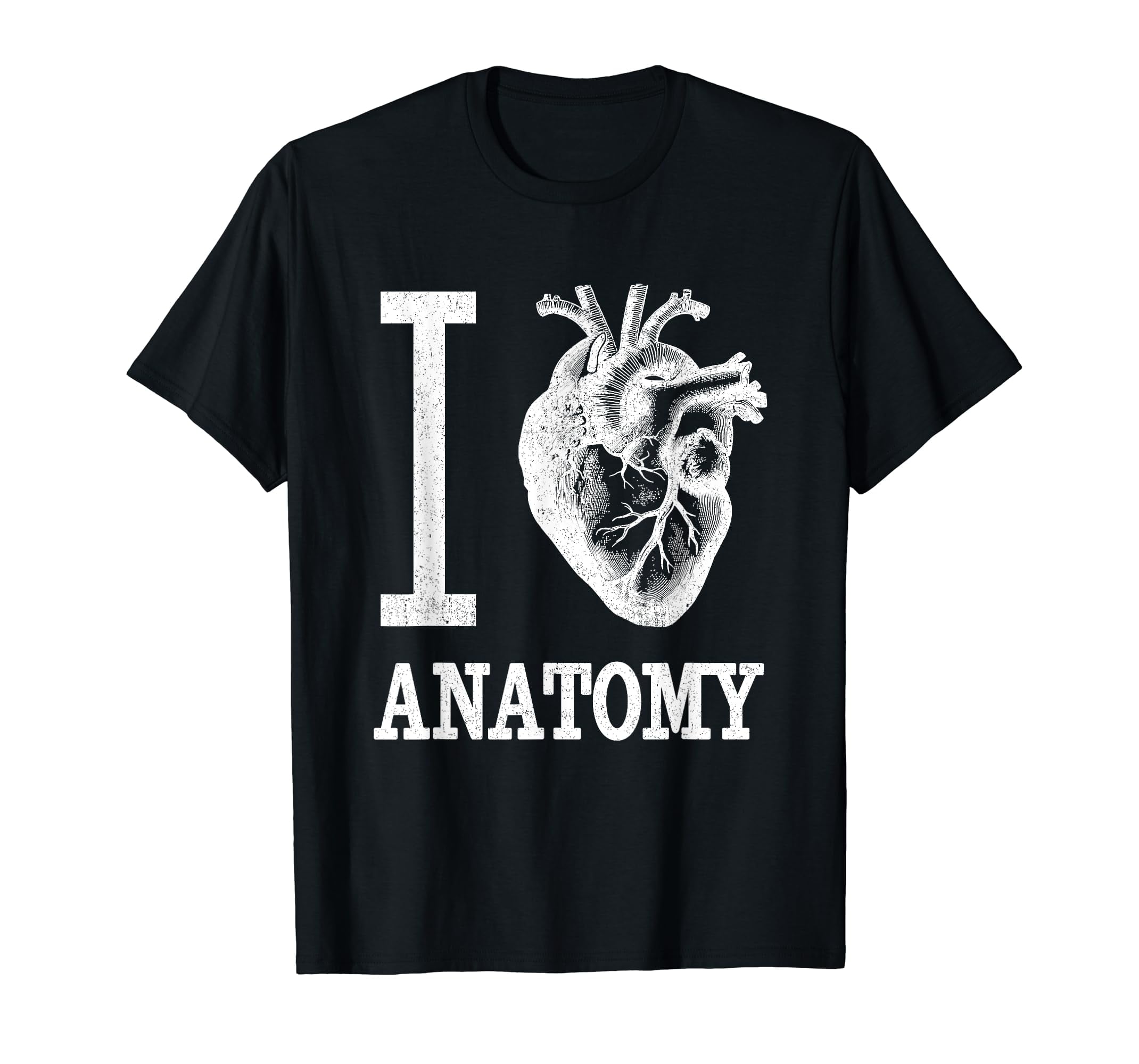 Funny I HEART ANATOMY Vintage Men Women T-Shirt Anatomical Cardiac ...
