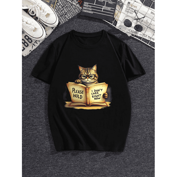 Funny I Have Selective Hearing You Werent Selected Cat Humor T-Shirt ...