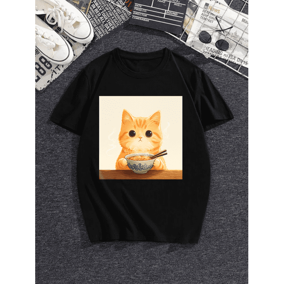 Funny I Have Selective Hearing You Werent Selected Cat Humor T-Shirt ...