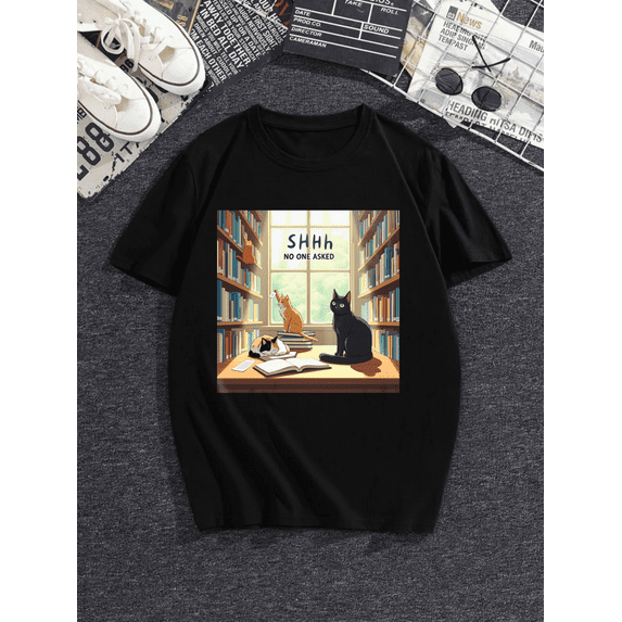 Funny I Have Selective Hearing You Werent Selected Cat Humor T-Shirt ...