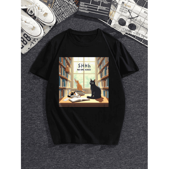 Funny I Have Selective Hearing You Werent Selected Cat Humor T-Shirt ...