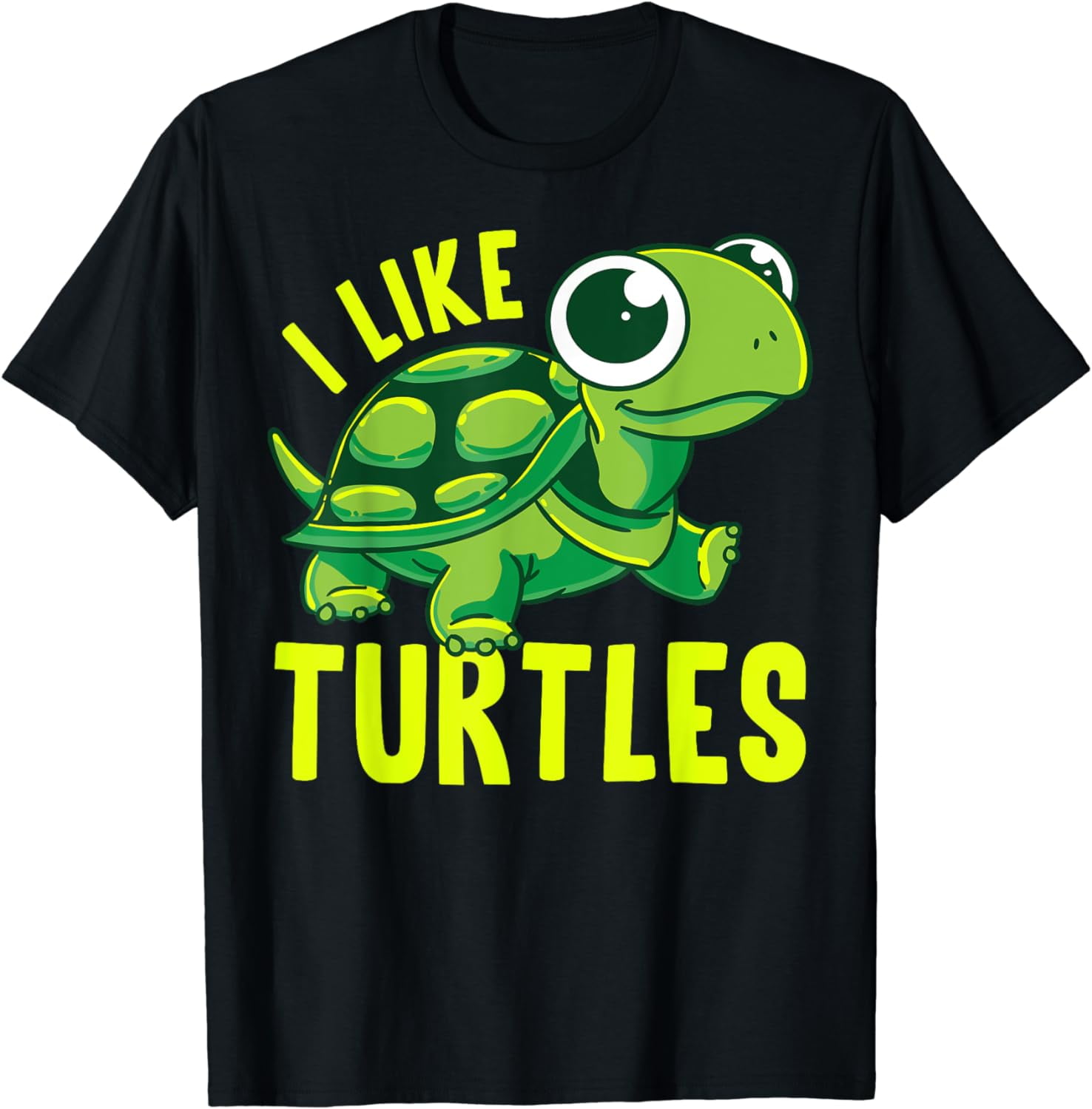 Funny I Like Turtles Turtle Tortoise Tortoises Joke T-Shirt - Walmart.com