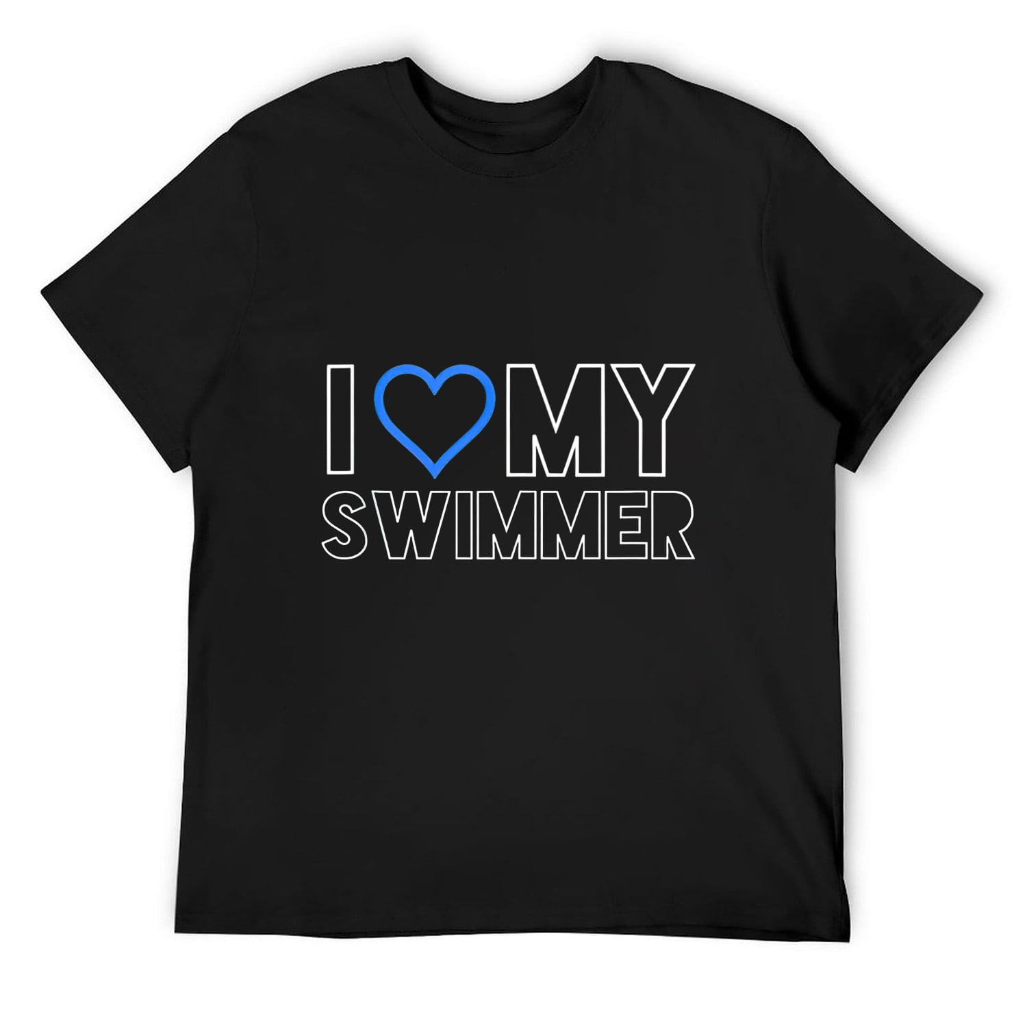 Funny I Love My Swimmer Swim Mom Sports Swimming Love T Shirt Black 2XL - Walmart.com