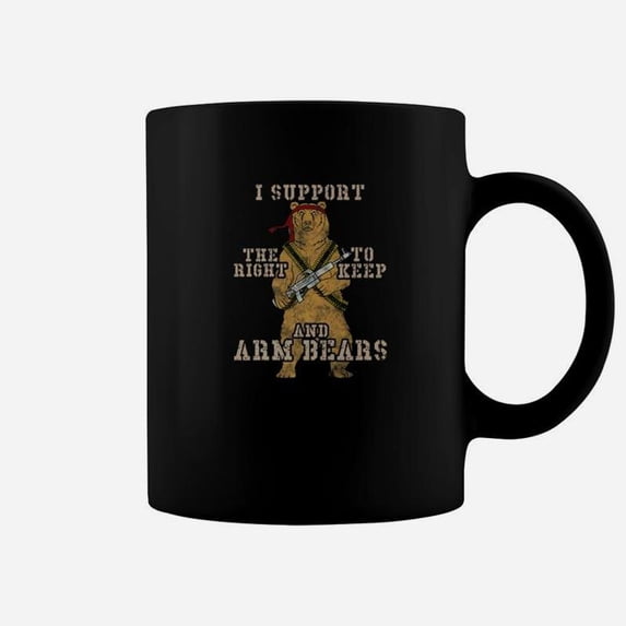 Funny I Support The Right To Arm Bears Coffee Mug - Walmart.com