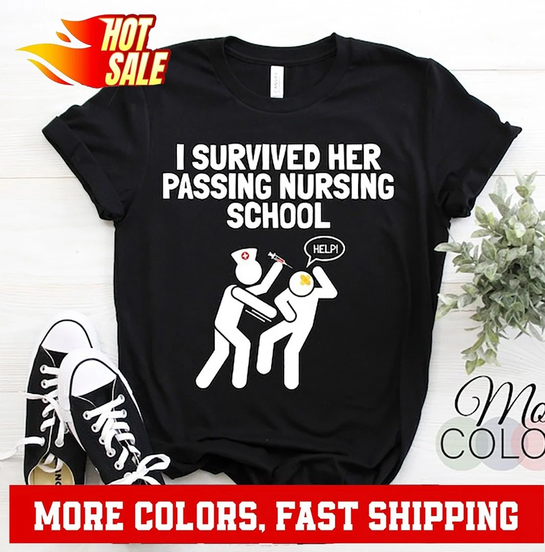 Funny I Survived Her Passing Nursing Nurse Graduation Appreciation ...