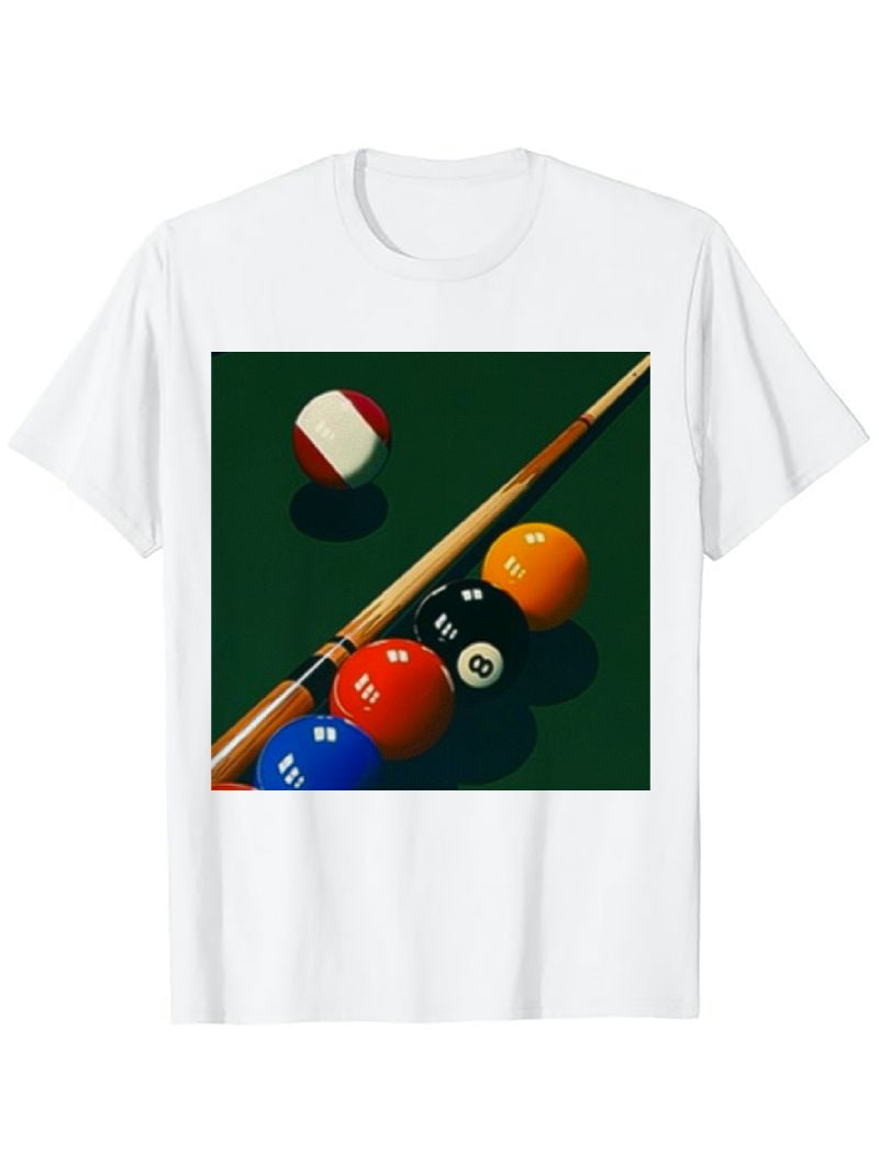 Funny I'd Hit That Pool Hall Shark Billiards Player Hustler T-Shirt ...