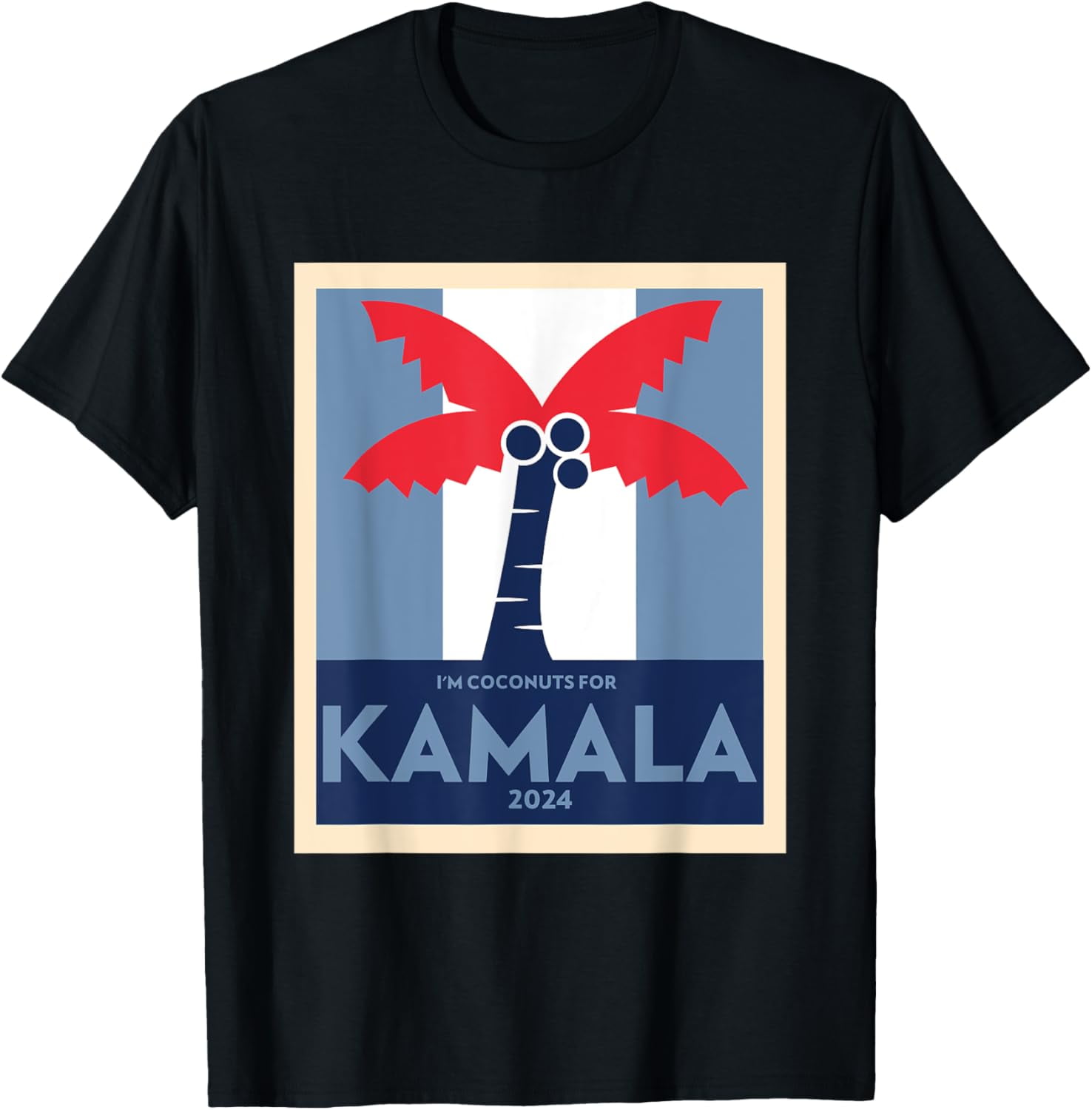 Funny I'm Coconuts for Kamala Meme 2024 President Election T-Shirt ...