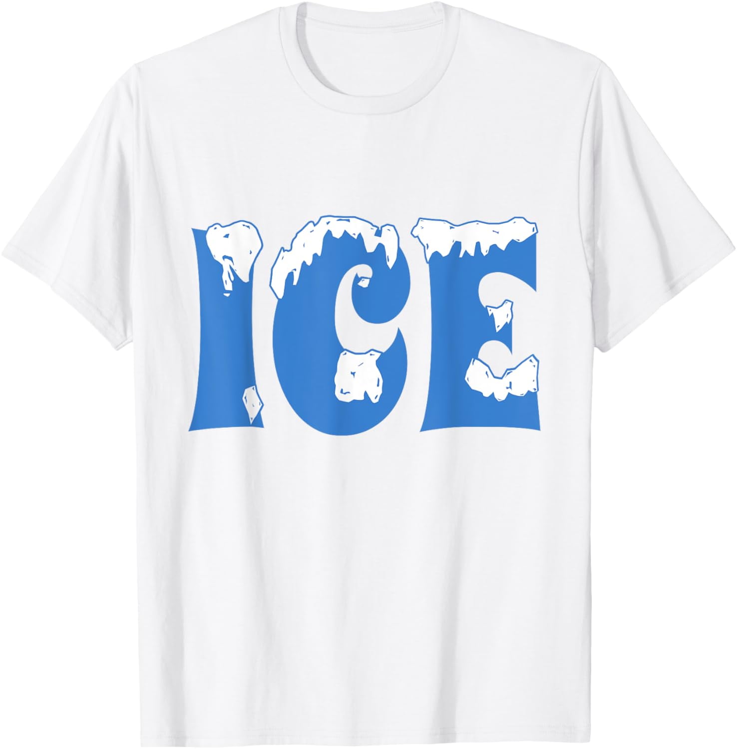 Funny Ice Shirt Halloween Costume Couples Ice Ice T-Shirt - Walmart.com