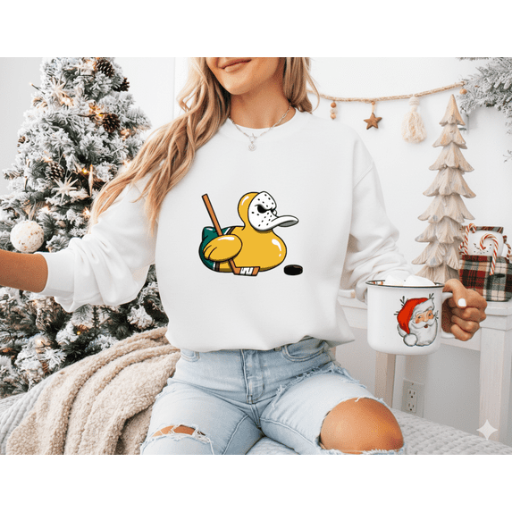 Funny Icon Mighty Rubber Ducky Retro Holiday Cheer Sweatshirt, up to ...