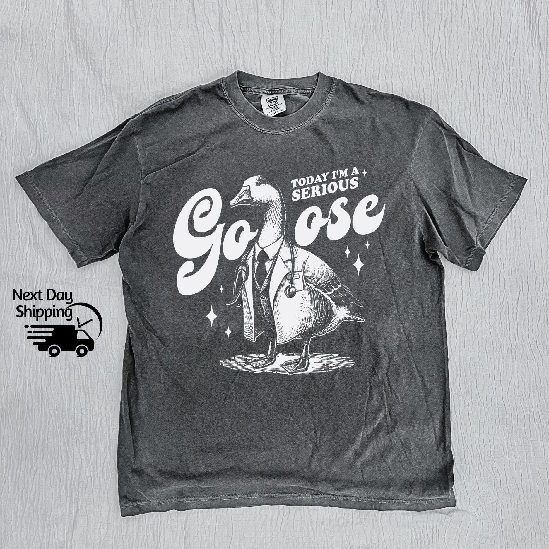 Funny Im Serious Goose Doctor 90s Shirt, Im Serious Goose T-shirt ...