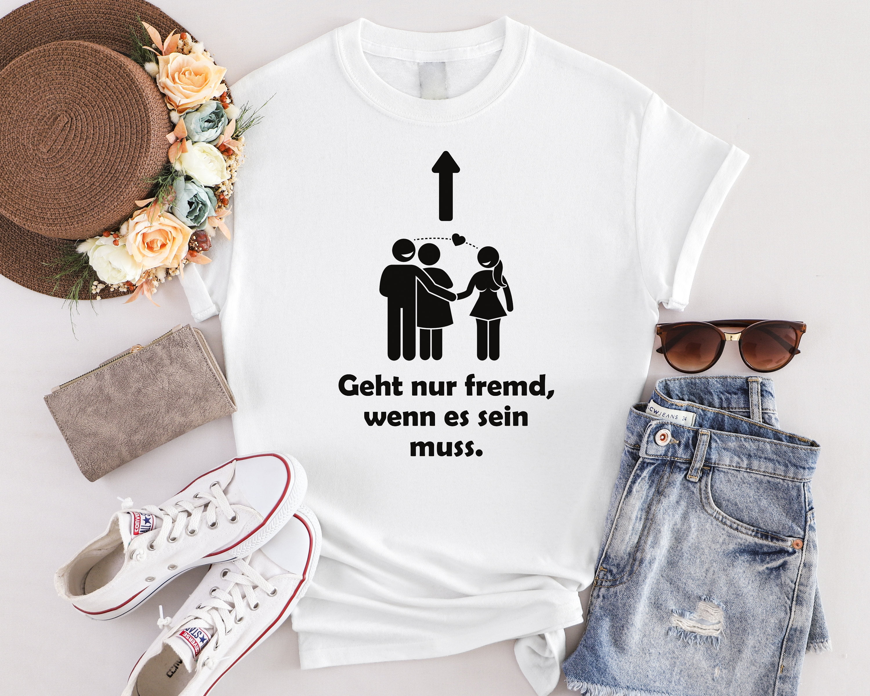 Funny Infidelity Tee, Playful Cheating Hearts Graphic, Cheeky Love ...