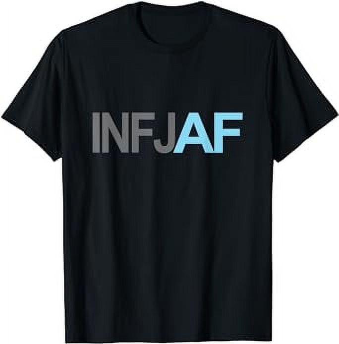Funny Introvert Gift Sarcastic Personality Humor INFJ AF T-Shirt ...