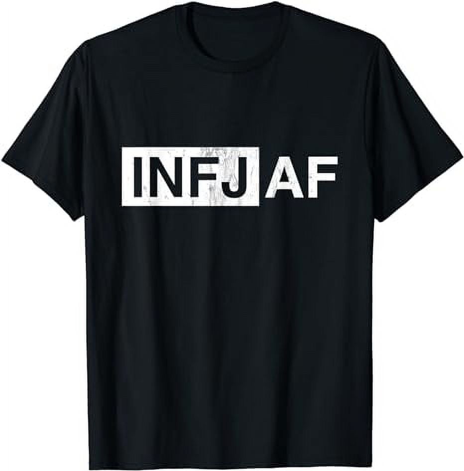 Funny Introvert INFJ AF Sarcastic Personality Humor T-Shirt - Walmart.com