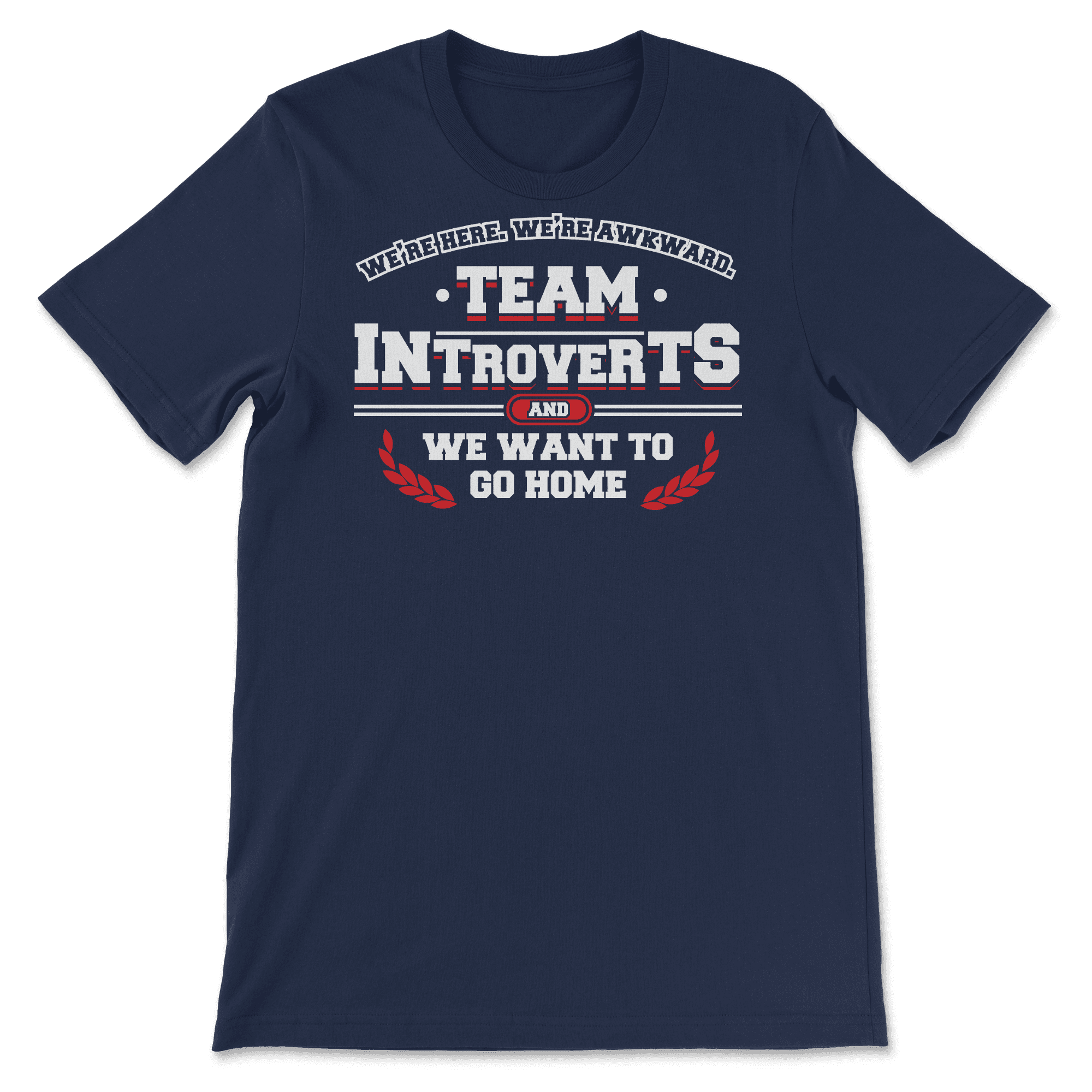 Funny Introvert person T-Shirt - Team Introverts. - Walmart.com