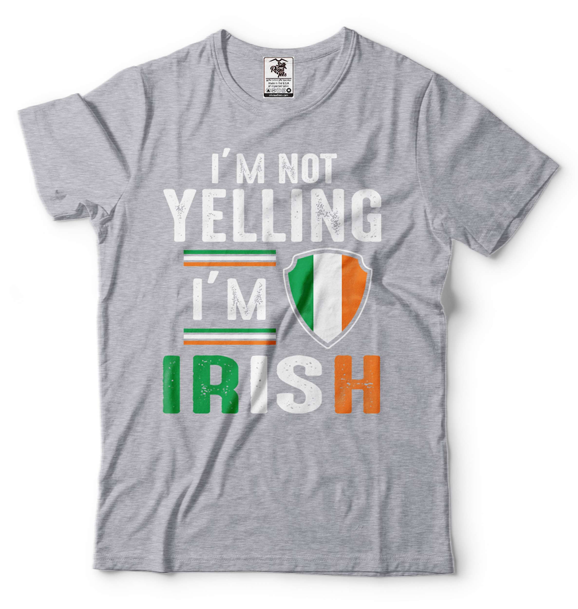 Men's Irish facts T-shirt St. Patrick's Day Ireland patriotic Flag ...