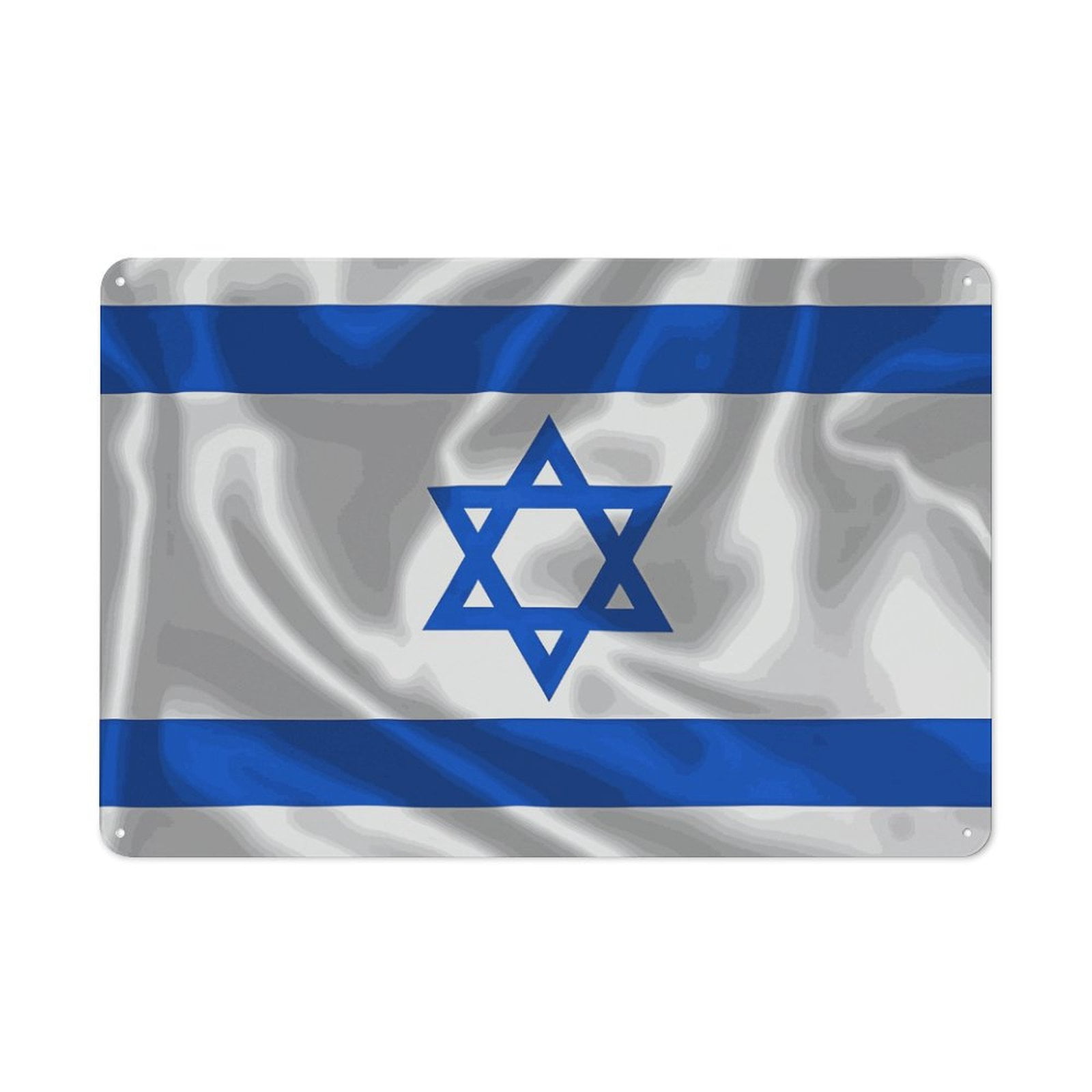 Funny Israel Flags 3 Metal Tin Signs,Tin Sign Metal Wall Decor for Home ...