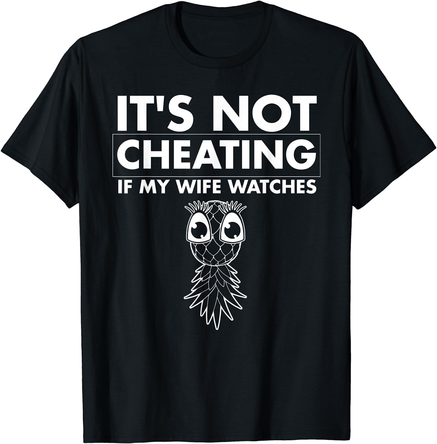 Funny It's Not Cheating If My Wife Watches Gift Men Husbands T-Shirt ...