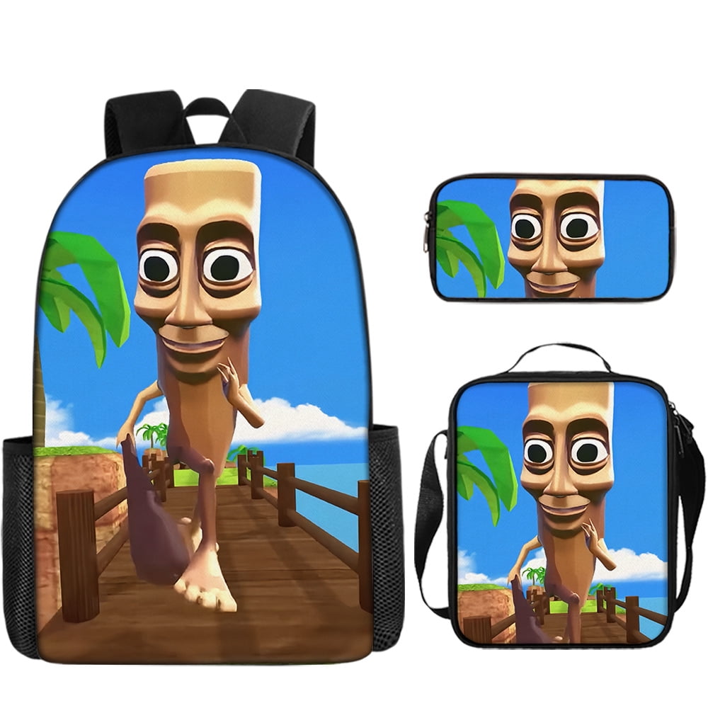 Funny Italian Brainrot Backpack Lunch Bag Pencil Case Fashion Italian ...