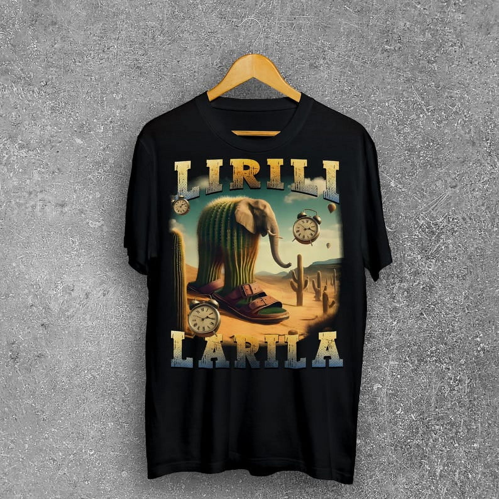 Funny Italian Brainrot Meme T-shirt, Unhinged Clothes, Cactus Elephant ...