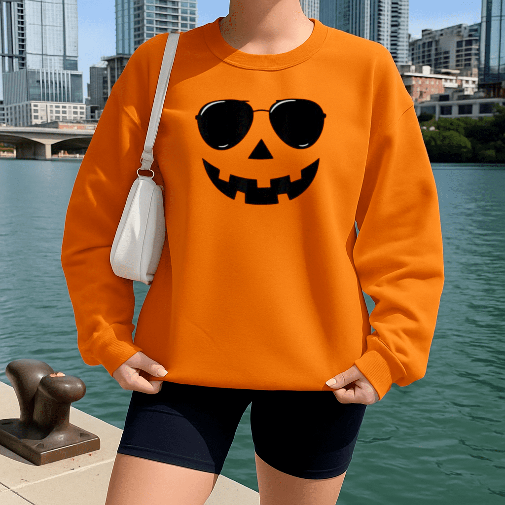 Funny Jack O Lantern Face Pumpkin Halloween Costume for Men Women Kids ...