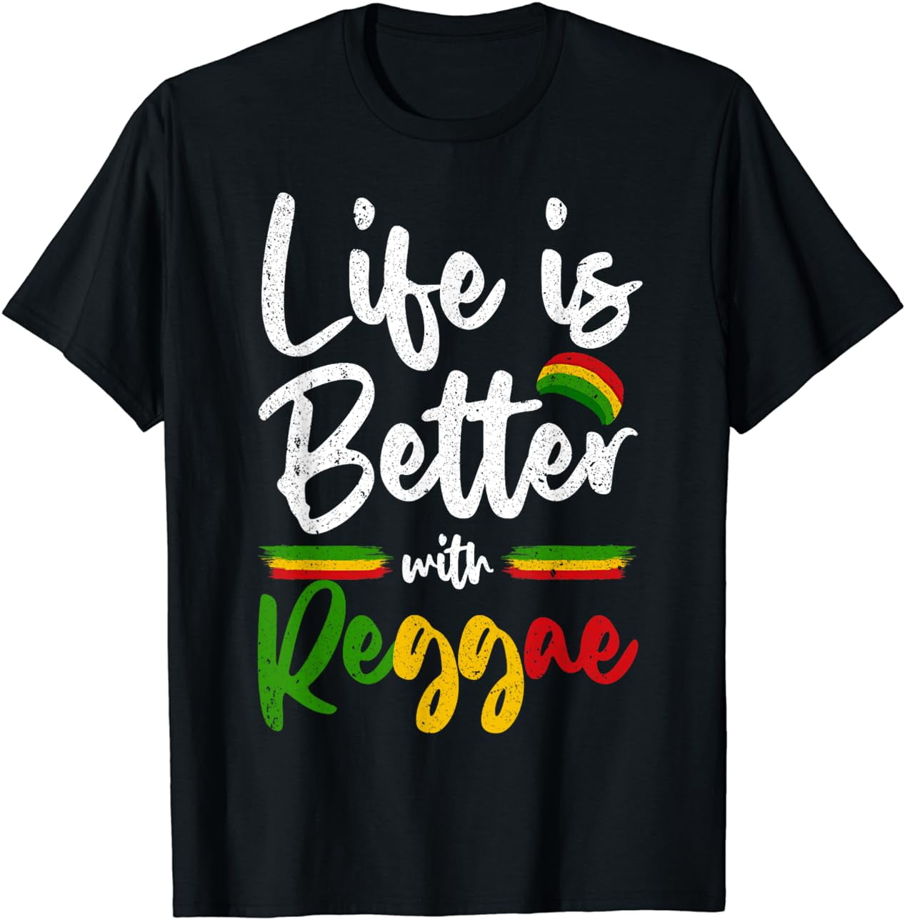 Funny Jamaican Design For Men Women Reggae Music Rasta Lover T-Shirt ...