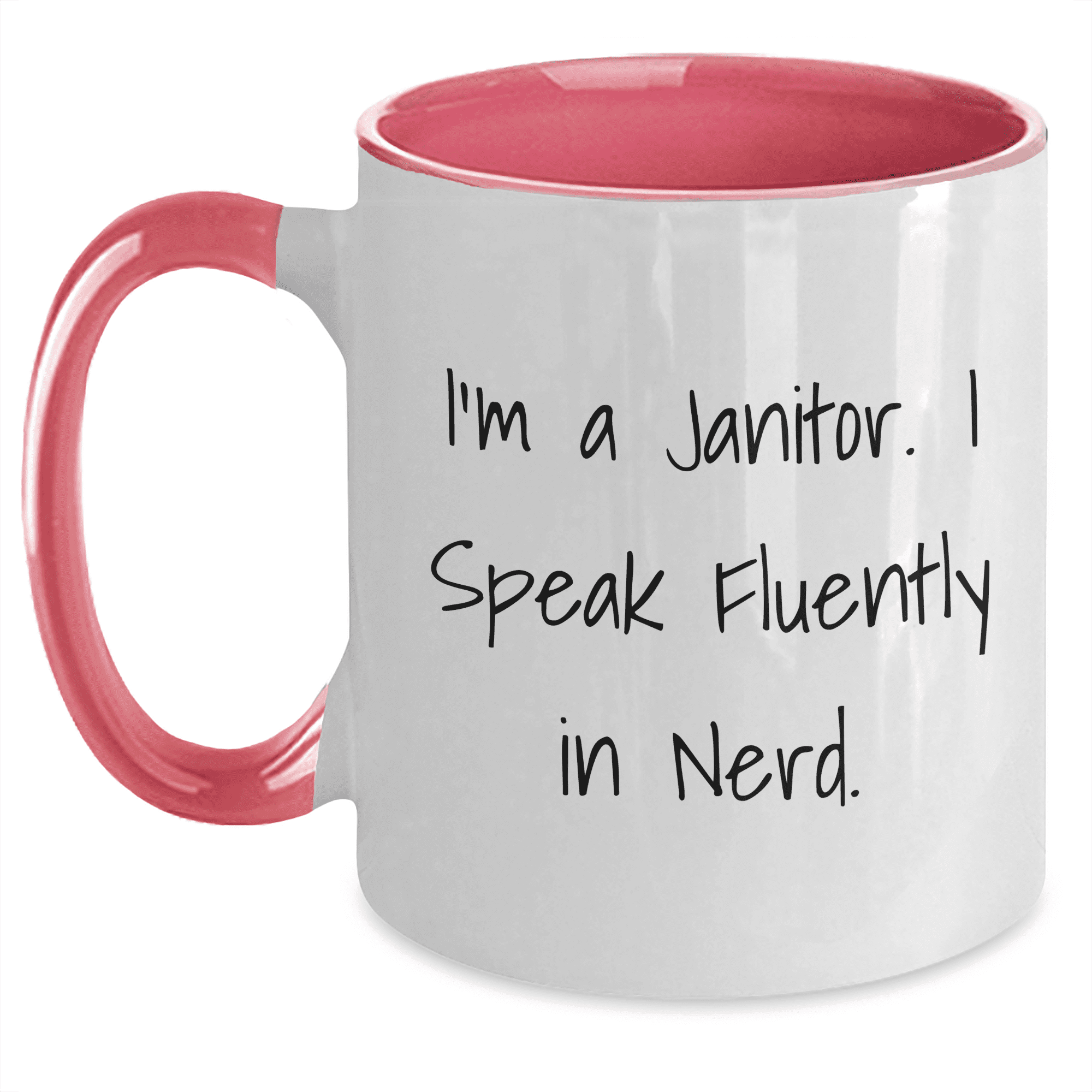Funny Janitor Gifts from Friends, Unique Two Tone Coffee Mugs with I'm ...