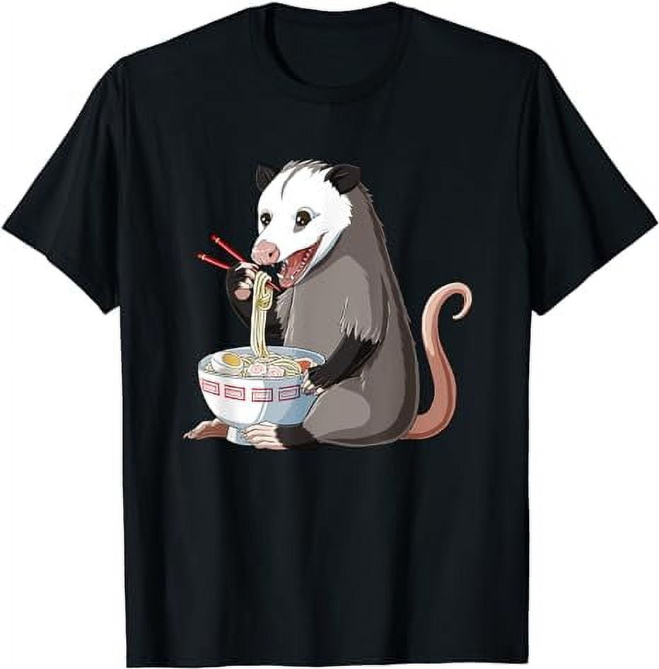 Funny Japanese Kawaii Ramen Opossum T-Shirt - Walmart.com