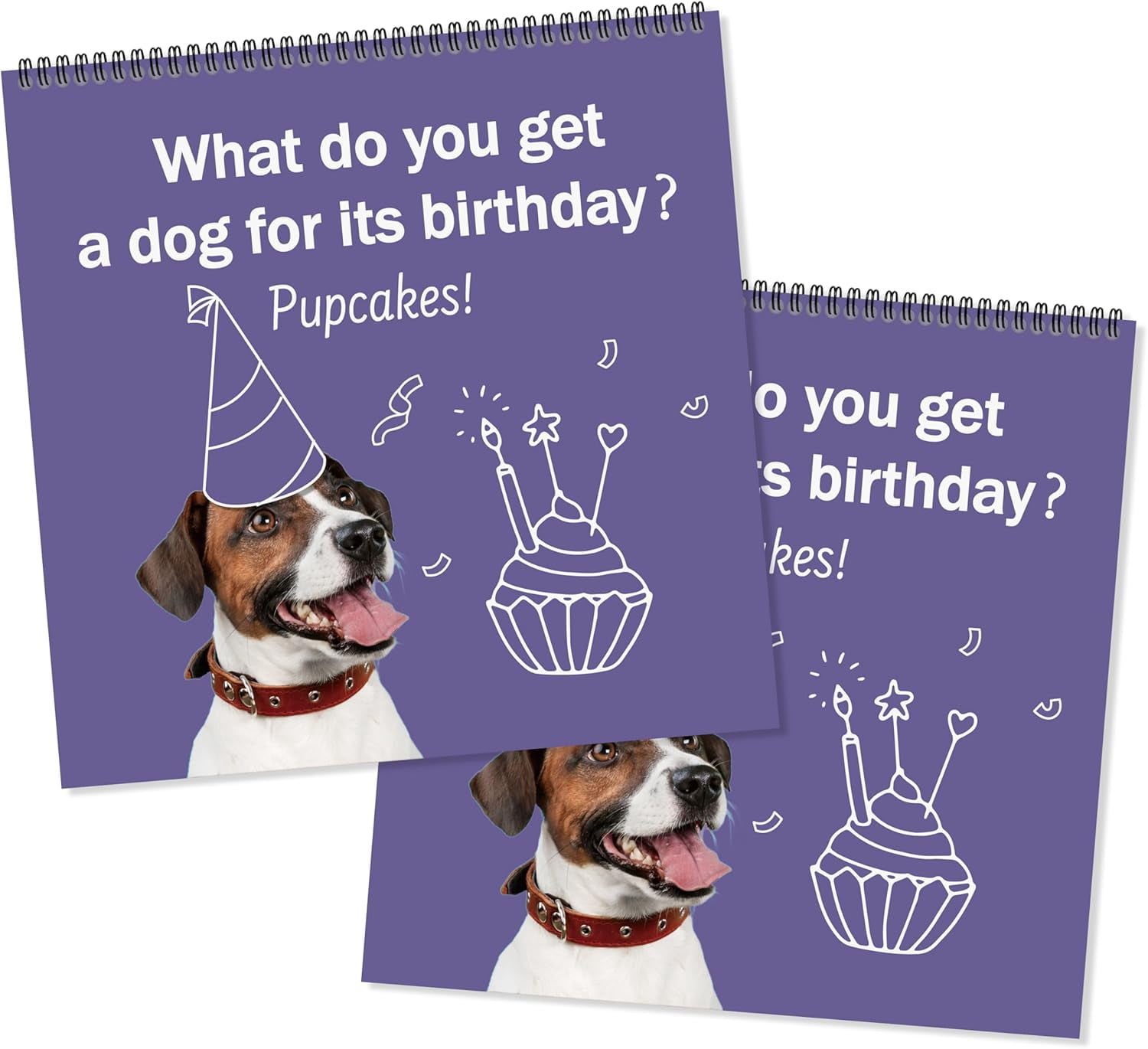 Funny Joke Pun Calendar - 2 count 2026 Dogs Themed Wall Calendar, 12 ...