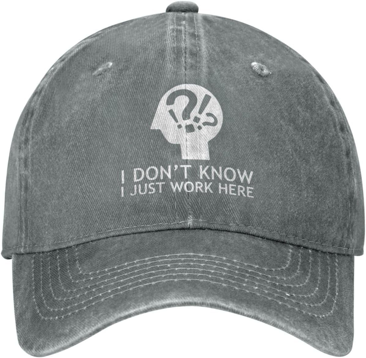 Funny, Jokes Sarcastic Hats for Men Baseball Cap I Don't Know I Just ...