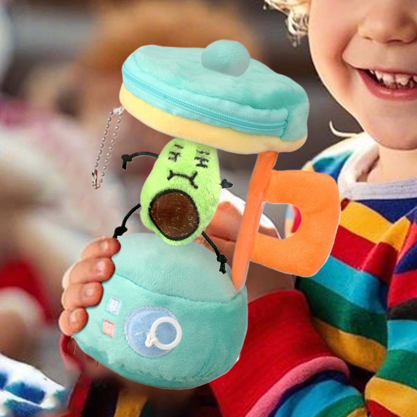 Funny Juicer Plush Toy for Kids & Adults, Soft Avocado Stuffed Doll ...