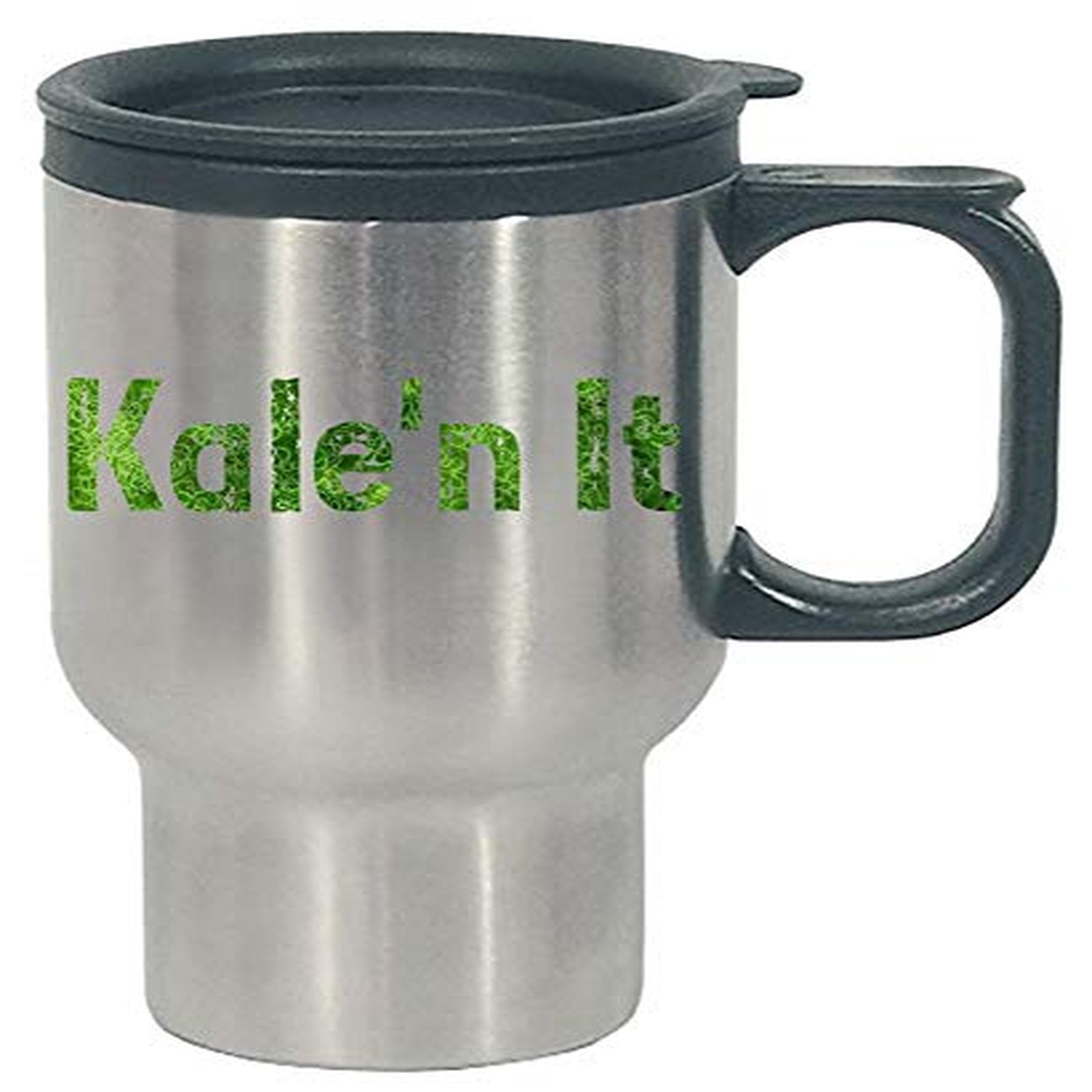 Funny Kale Cabbage Humor Stainless Steel Travel Mug - Perfect Gift for ...