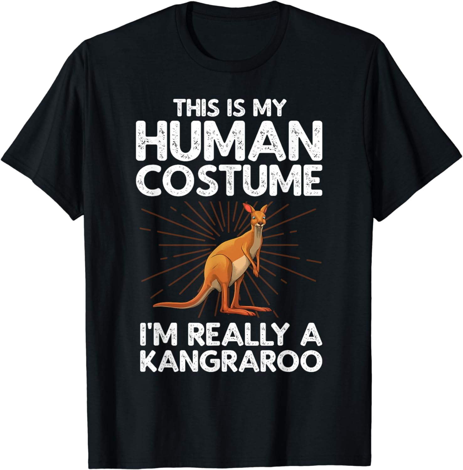 Funny Kangaroo Design For Men Women Kids Kangaroo Animal T-Shirt ...