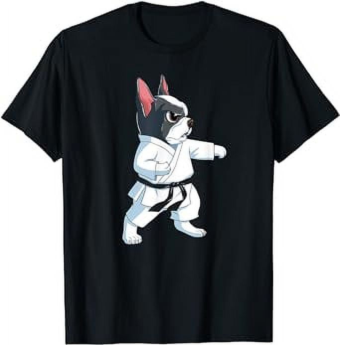 Funny Karate French Bulldog Frenchie T-Shirt - Walmart.com