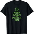 Funny Keep Calm Pickle On Pickleball Unisex Player Gift Graphic Short ...