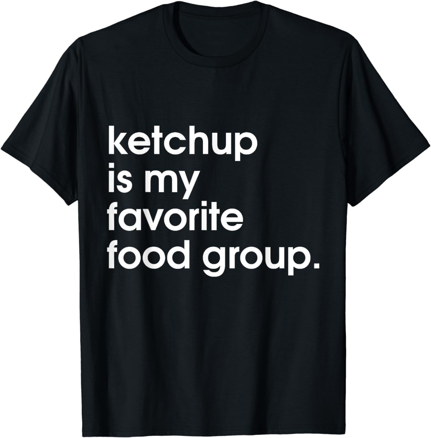 Funny Ketchup Foodie Hipster Condiment Favorite Food Group T-Shirt ...