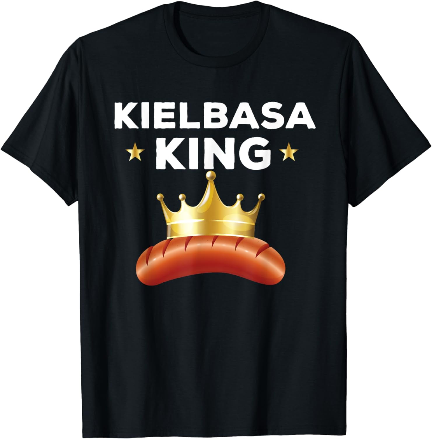 Funny Kielbasa King Outfit Poland Foods Tradition For Men T-Shirt ...
