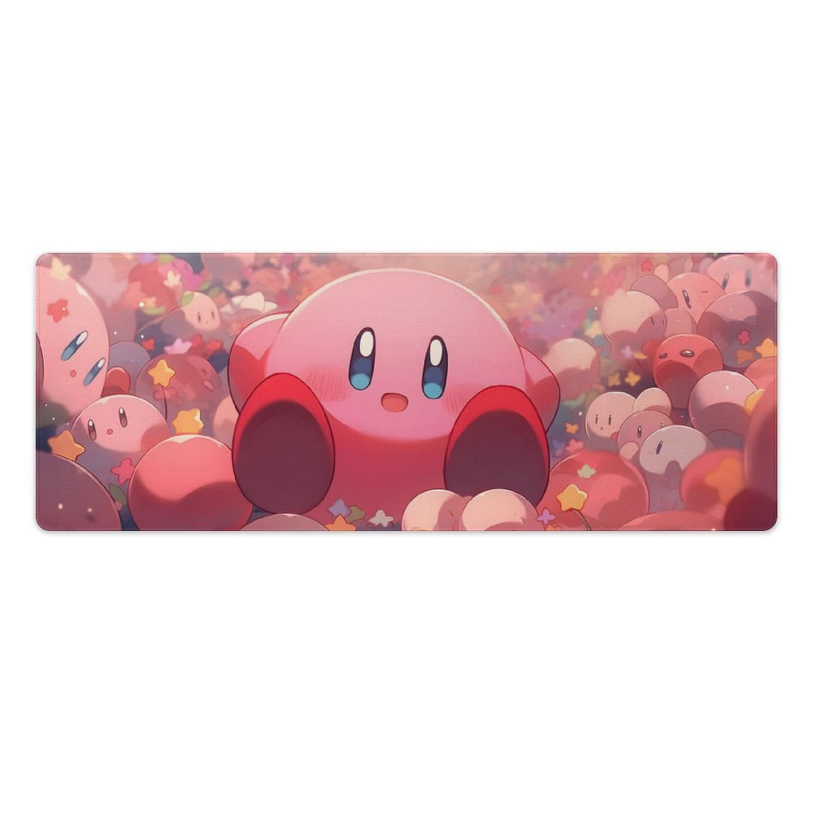 Funny Kirby Mouse Pad No-sliped Large Mousepad Extended Gaming Desk Mat ...