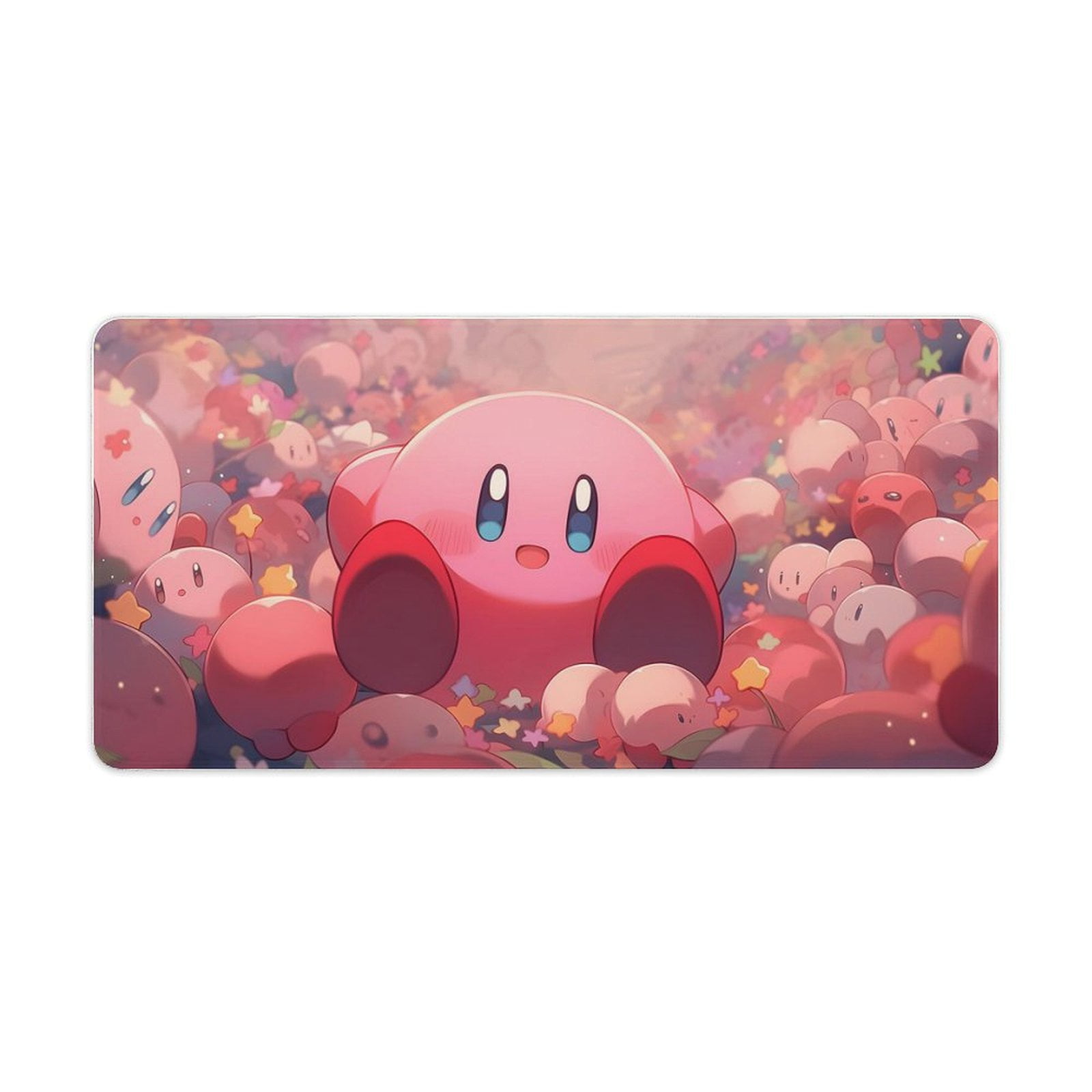 Funny Kirby Mouse Pad No-sliped Large Mousepad Extended Gaming Desk Mat ...