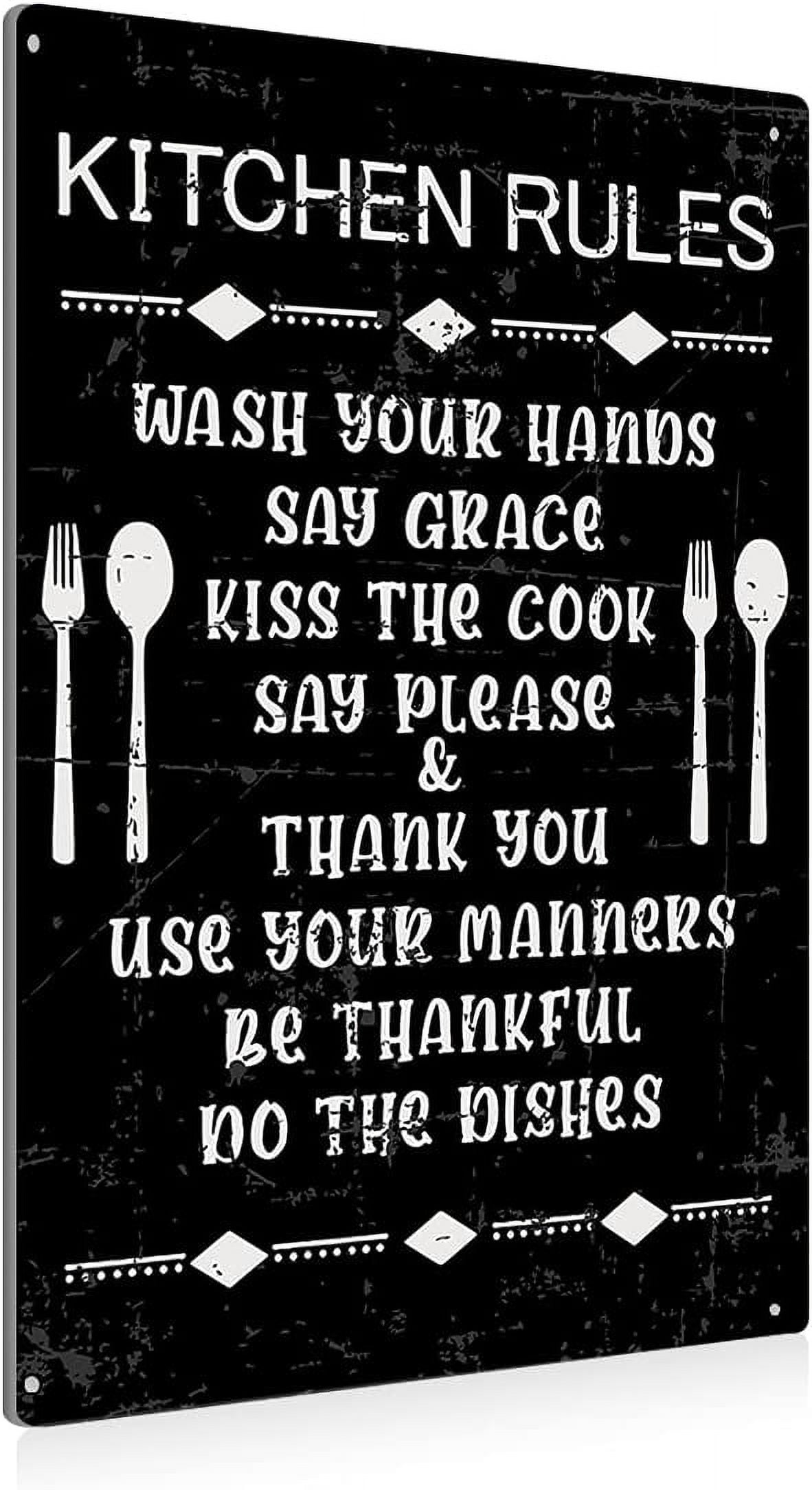 Funny Kitchen Lemon Metal Tin Sign Wall Decor Vintage When Life Gives ...