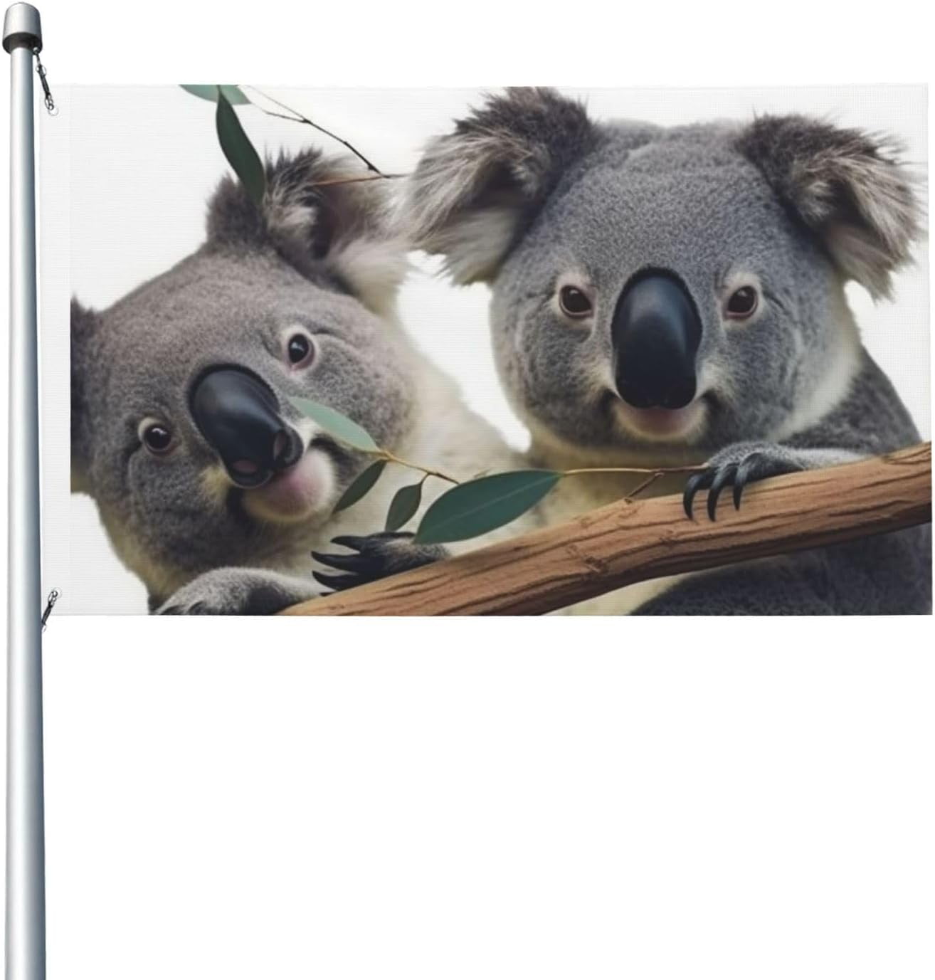 Funny Koalas Flag 4.85x8 ft Garden Flag Welcome Spring Summer Garden ...