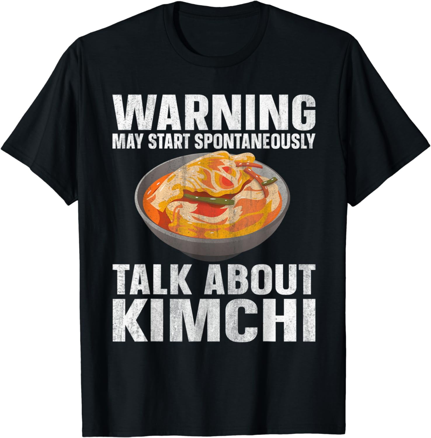 Funny Korean Food Kimchi Clothes Kimchi Funny Asian Food T-Shirt ...