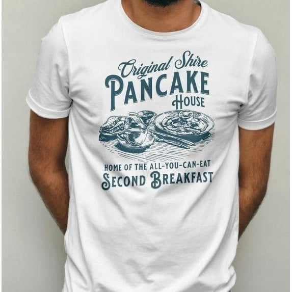 Funny LOTR " Second Breakfast" unisex shirt, Lord of the Rings fan gift ...