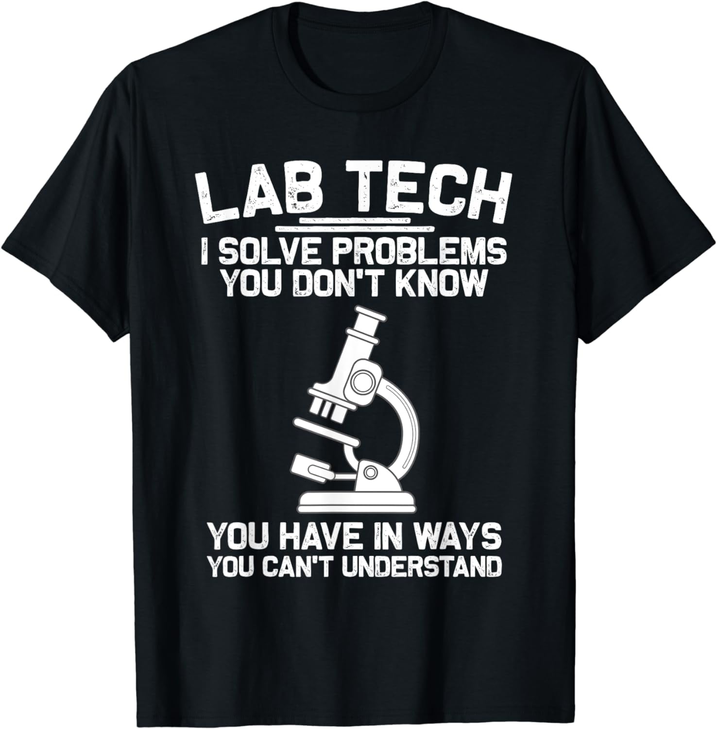 Funny Lab Tech Art For Men Women Medical Laboratory Lab Week T-Shirt ...
