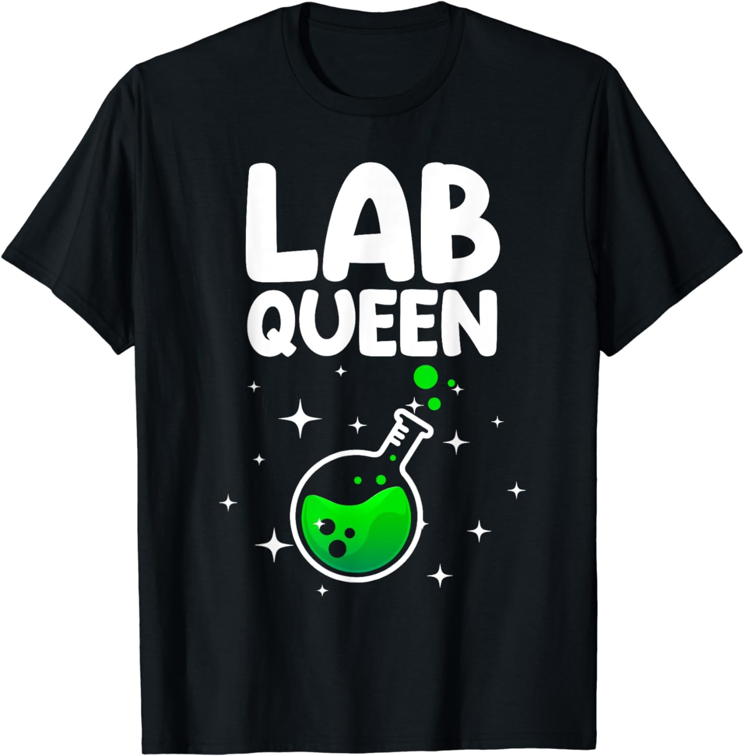 Funny Laboratory Design For Women Girls Lab Queen Lab Tech T-Shirt ...