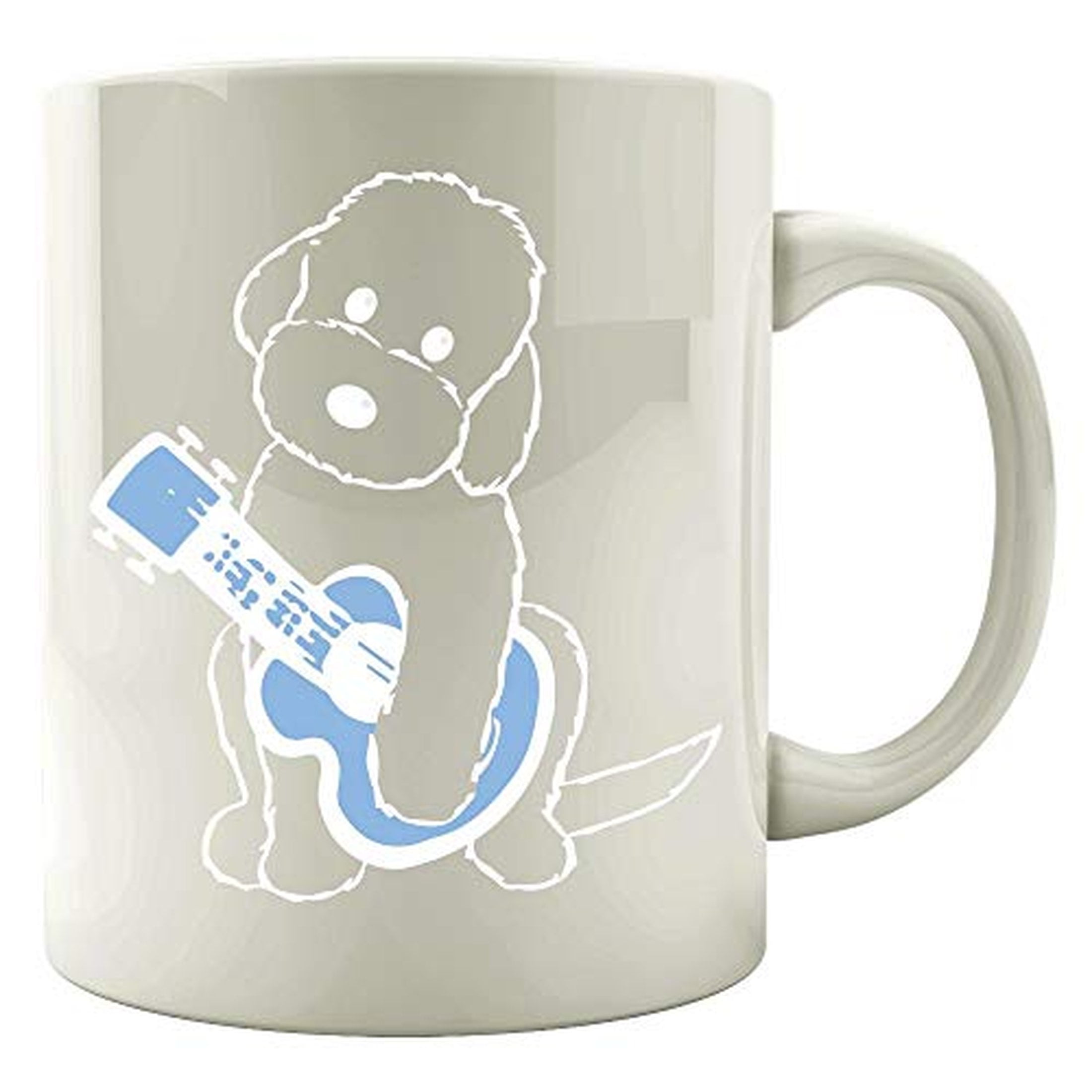 Funny Labradoodle - Playing Guitar - Labrador Poodle Mix Dog Humor ...