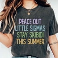 Funny Last Day Teacher Shirt, Peace Out Sigmas T-shirt, Gen Z Slang Tee ...