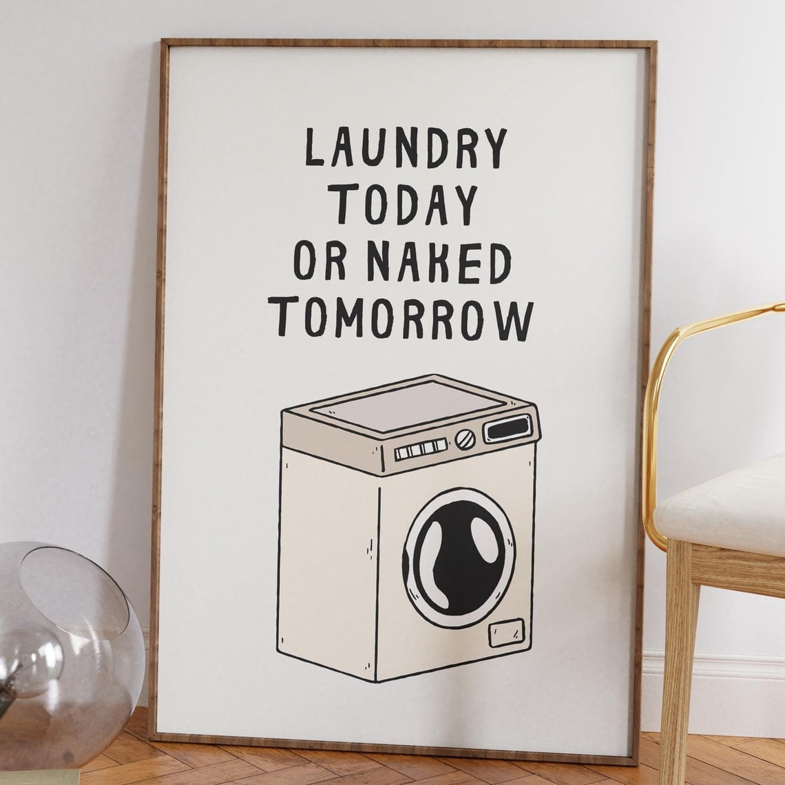 Funny Laundry Print, Laundry Room Decor, Laundromat Poster, Cute ...