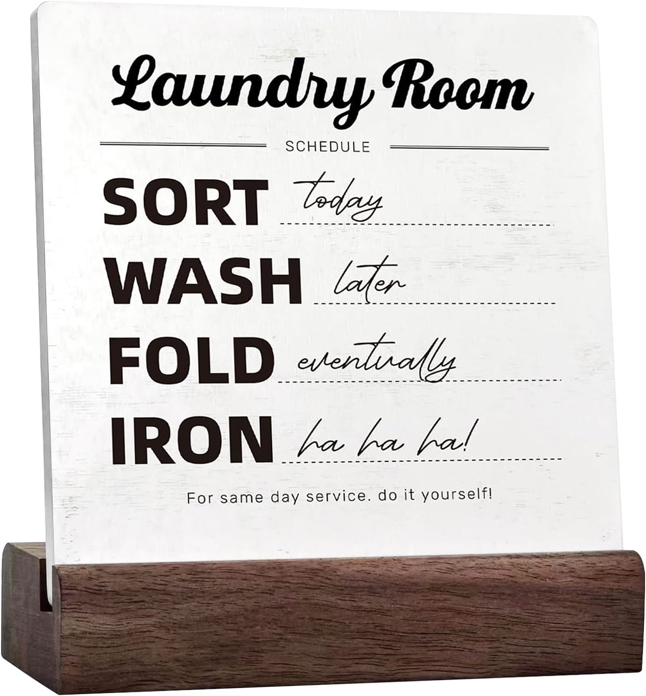 Funny Laundry Room Ceramic Table Plaque Decor,Laundry Room Decor and ...